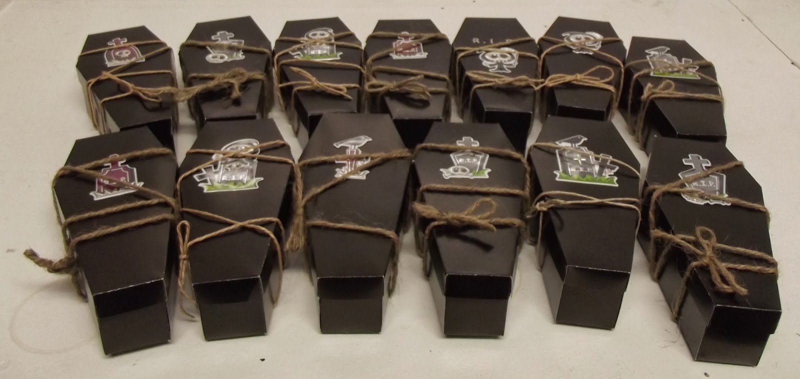 Night Owl Designs: Halloween Coffin Invites