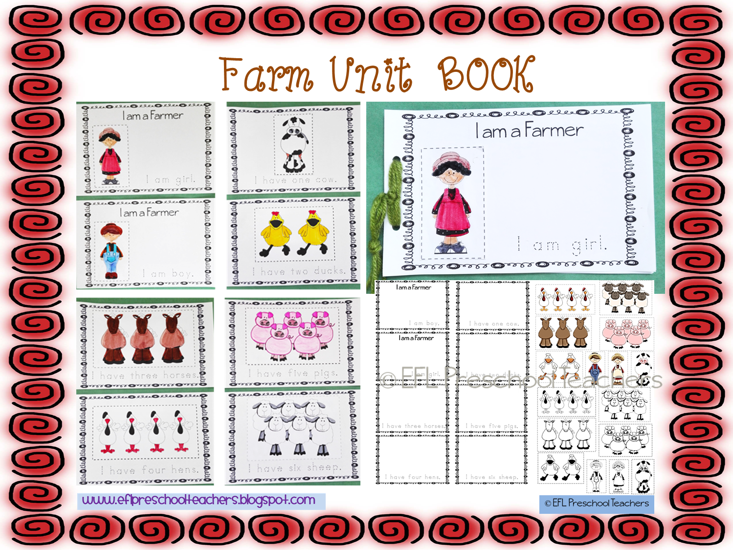 ESL/EFL Preschool Teachers: Farm Animals Theme for Preschool ELL