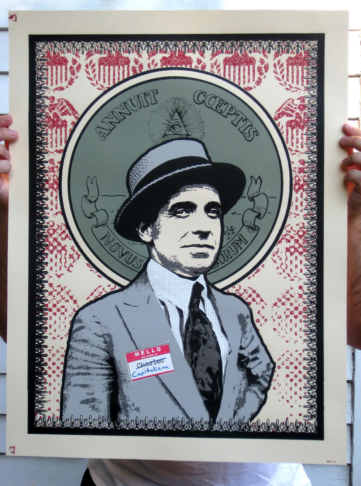 INSIDE THE ROCK POSTER FRAME BLOG: A Portrait of Capitalism Print by ...