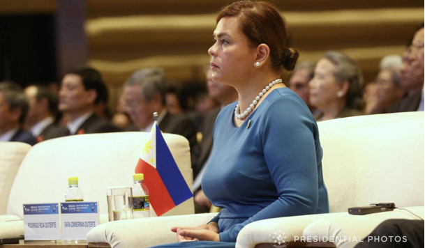 Mayor Sara Duterte-Carpio: “VP? Joke only”/ Image credit to PTV Mayor Sara Duterte-Carpio: “VP? Joke only”/ Image credit to PTV