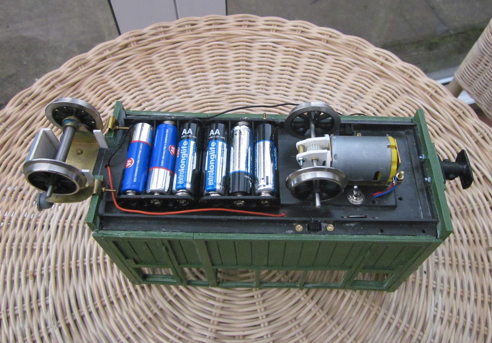 Peckforton Light Railway: How I constructed a railmotor from two Andel ...