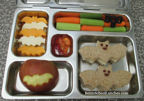 Bento School Lunches : Halloween Bat Bento