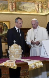 The Eponymous Flower: Orthodox Give Pope Francis a Tiara