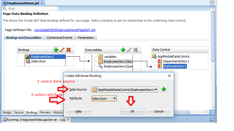 Oracle ADF : Groovy Examples in ADF (column sum using Groovy)