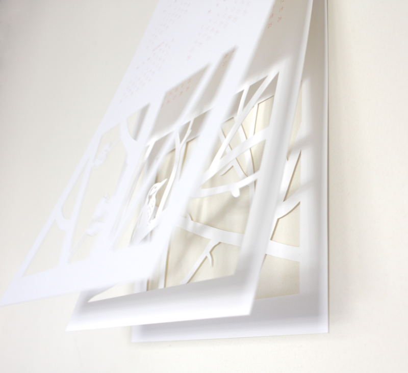 2012 calendar | Woodland Papercuts