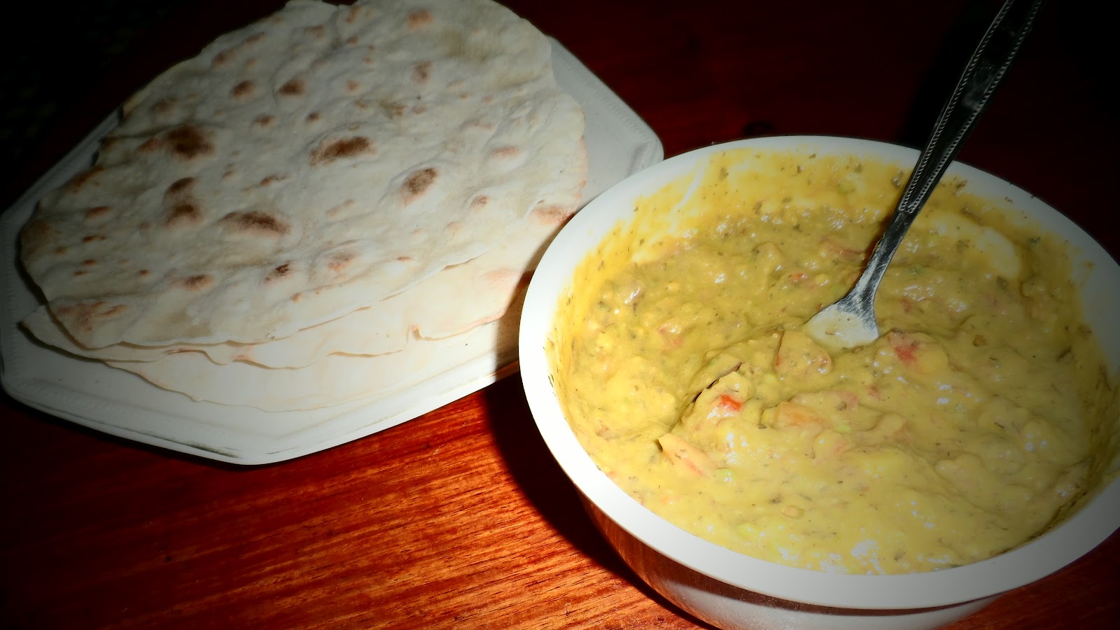 that short guy: Garlic Chapati and Guacamole