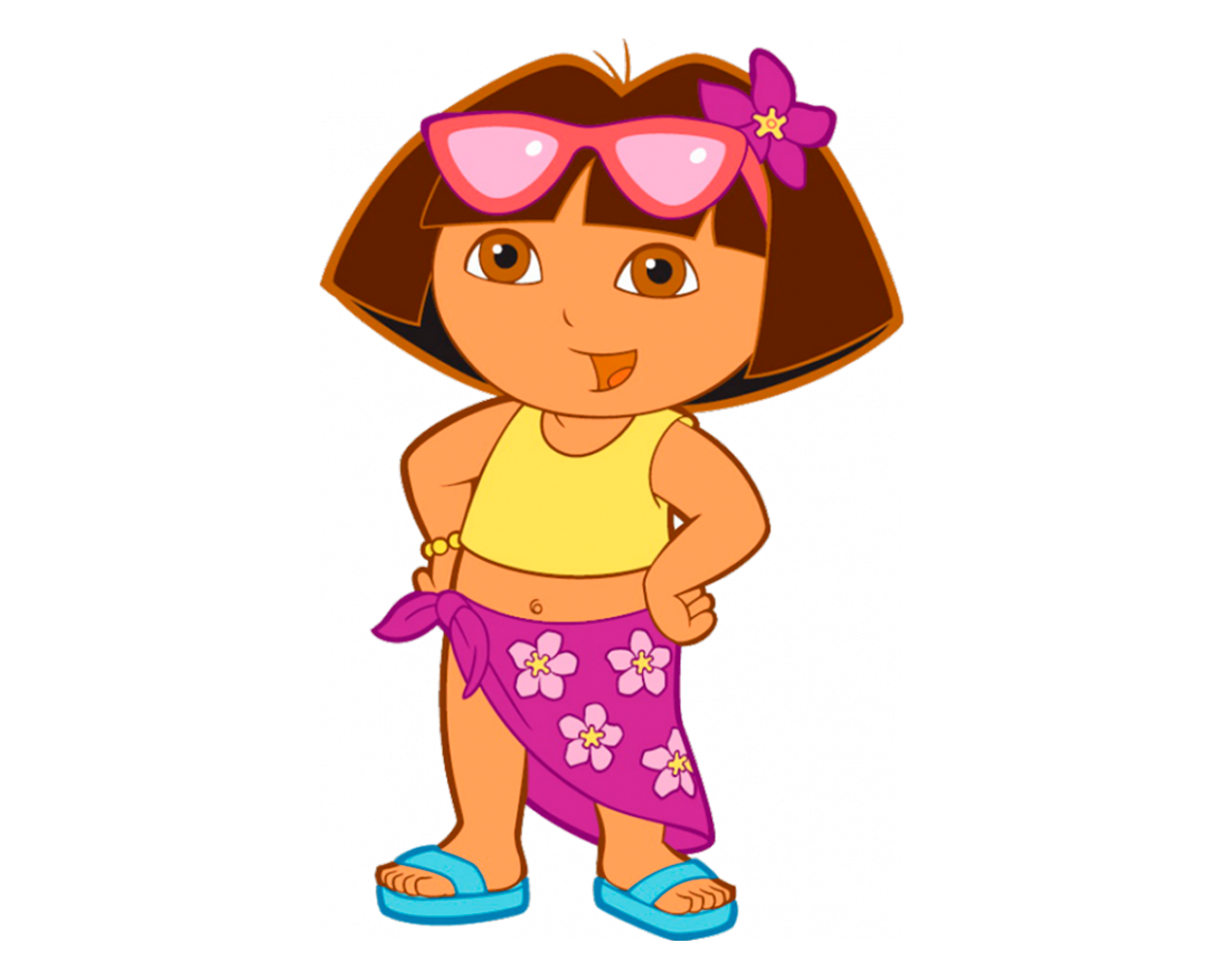 Cartoon Characters: Dora The Explorer (PNG)