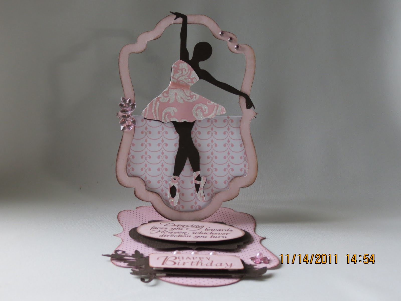 Ligaya's Creativity Zone: Ballet Dancer Card