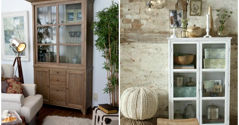 10 ideas para decorar con vitrinas