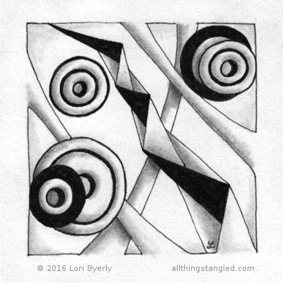 Tickled To Tangle: "It's a String Thing" #162 Tiles