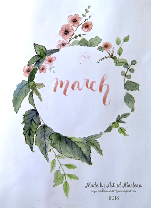 Astrid's Artistic Efforts: Getting ready for March in my bulletjournal ...