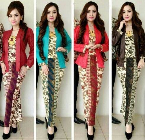 18+ Koleksi Baju Batik Setelan Wanita | Model Terbaru Kombinasi Rok ...