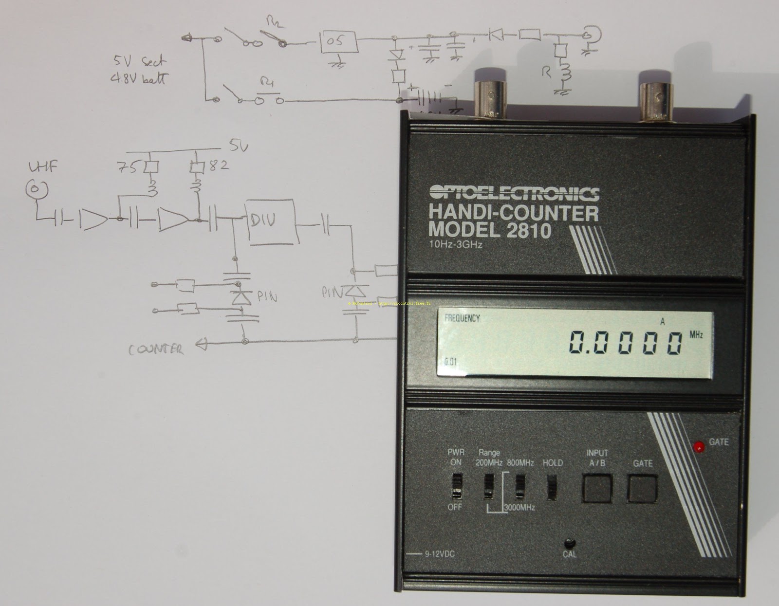 RadioCommunications: Divers: Réparation Optoelectronics Handi-Counter 2810