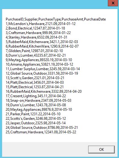 Lijith Msbi Blog Reading A Text File From Ssis Script Task Using Streamreader In C