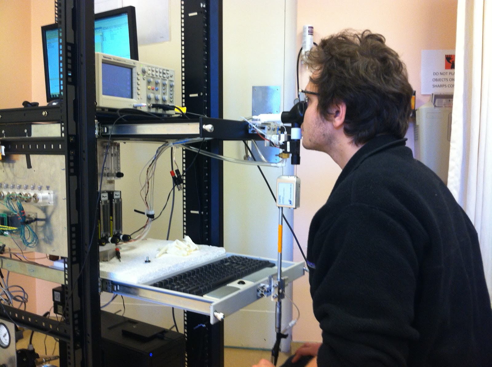 Lab Time: Human Olfactometer in Action