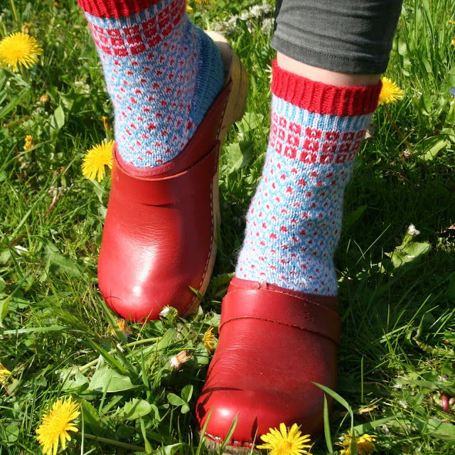 Reetselig: Schwedische Socken im GreenGateStyle - Soxx No 16
