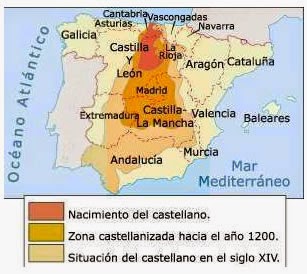 historia del español: El surgimiento del castellano