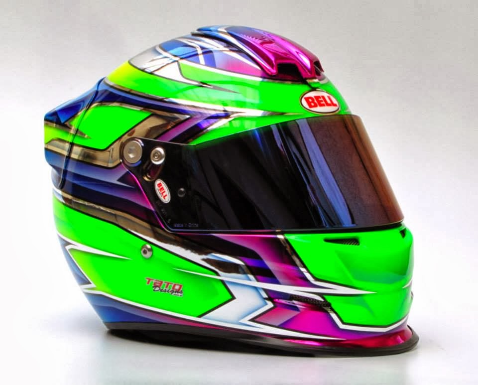 Racing Helmets Garage: Bell RS3 Pro H.Bergamini 2013 by Tato Designs