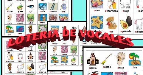 LOTERIA DE VOCALES | MATERIAL EDUCATIVO PRIMARIA