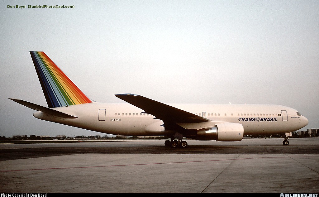 Avioes Abandonados Brasil: PT-TAA O primeiro 767 do Brasil