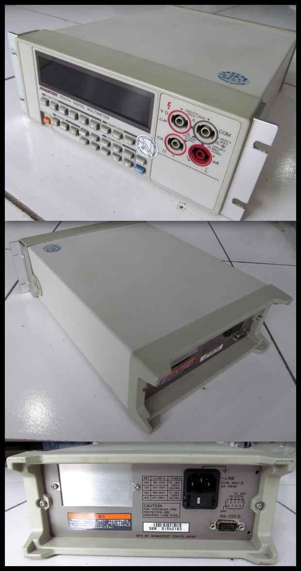 2nd MACHINE: Digital Multimeter, R6441A, Advantest