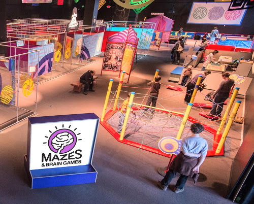 Mazes & Brain Games exhibit at Reading Public Museum - The Mommy Factor
