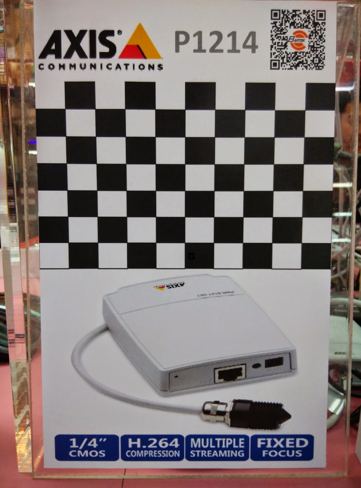 巴德商務網(福爾數碼): ｛巴德商務Bartek｝AXIS P1214 網路攝影機 (針孔型網路攝影機)