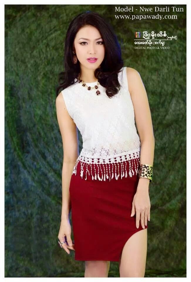 Nwe Darli Tun - Beautiful Colorful Studio Photoshoot