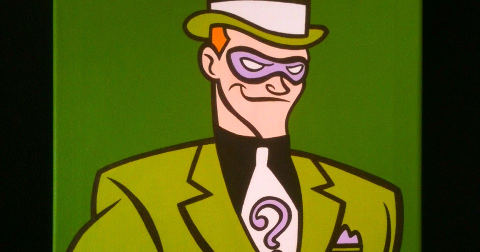 Jdtoonart Cartoon and Comic pop art Paintings: Riddler Batman animated ...
