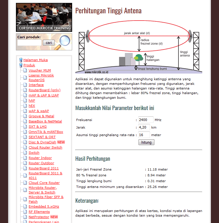√ Mengukur Ketinggian Antena Radio Point to Point Wireless - Teknisi ...