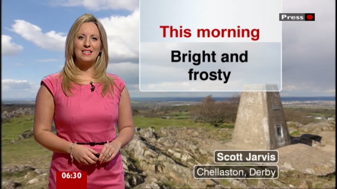 UK Regional News Caps: Anna Church - East Midlands Today weather