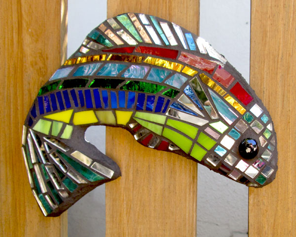 Kim Larson Art, Mosaics + More: Mosaic Fish