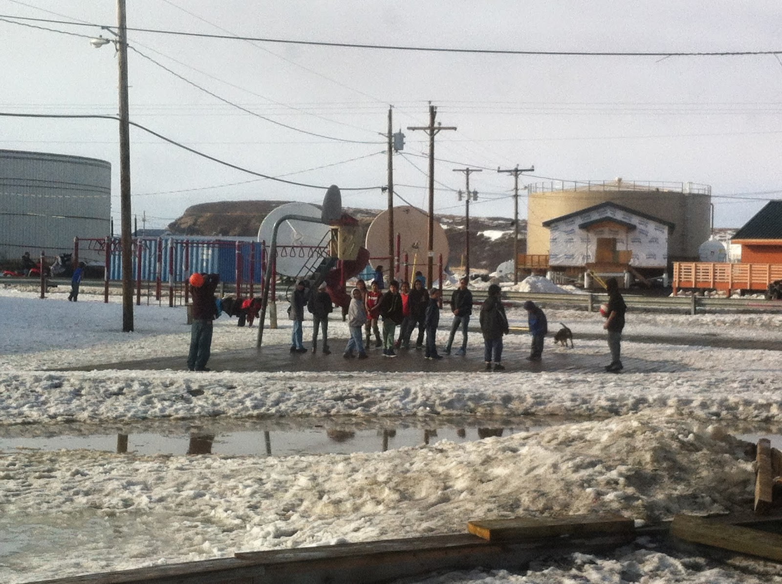 UAF Rural Practicum to Stebbins, AK: Our first evening in Stebbins