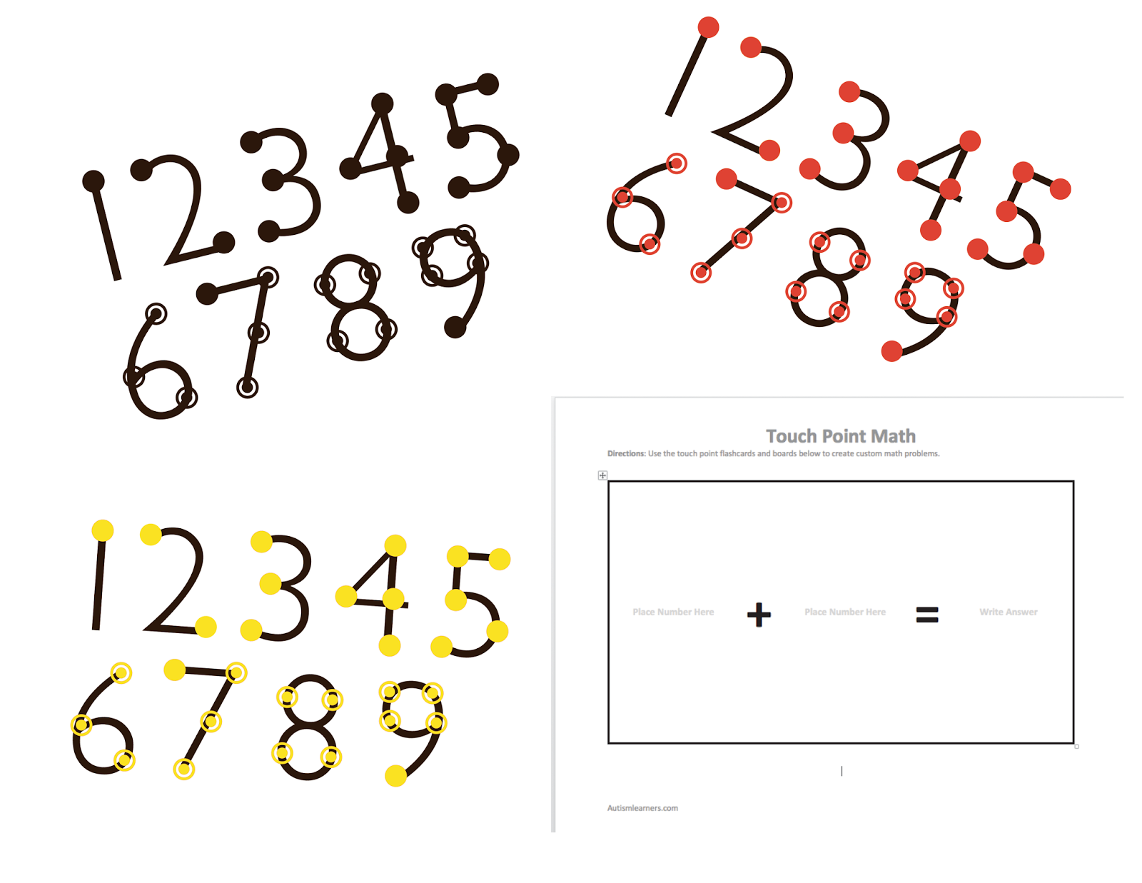Autism Learners: New! Touch Point Math