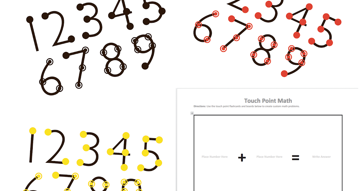 Autism Learners: New! Touch Point Math