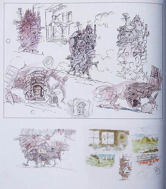 Living Lines Library: ハウルの動く城 / Howl's Moving Castle (2004) - Prop Design