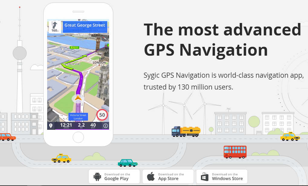 Sygic Maps : An Alternative to Data Dependent Navigators - TECHPHLIE