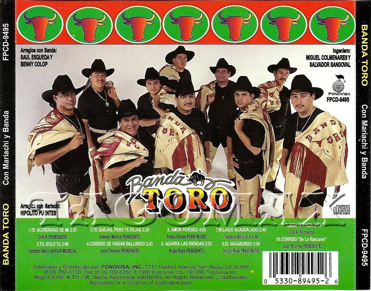 La mejor música de México y el Mundo: Banda Toro - Con mariachi y banda ...