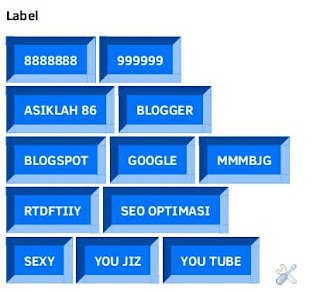Cara Membuat Widget Label Blog Unik dan Keren Dengan Kode CSS - Cara Ciri