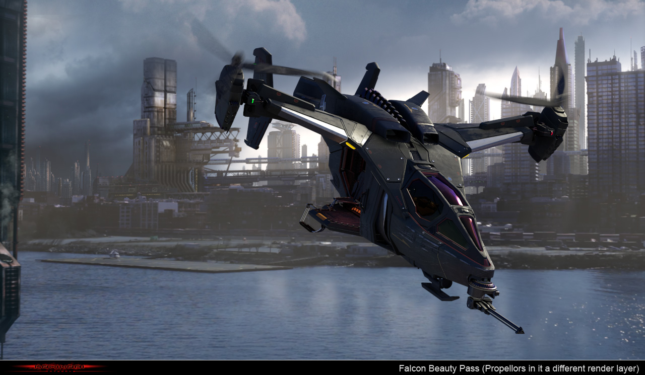 KAMINARI ARTWORKS: FACP: Halo UNSC Falcon Project