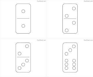 Four Coloring: Free printable Domino coloring pages for kids