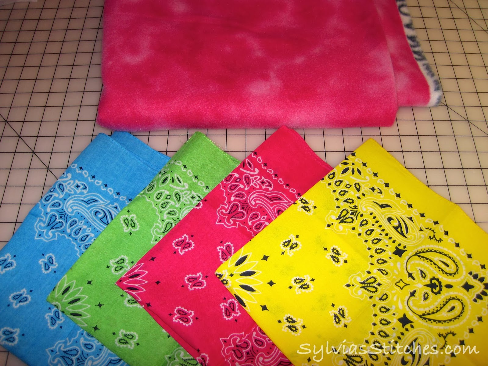 My Crafty Teen's Bandana Quilt - Sylvia's Stitches