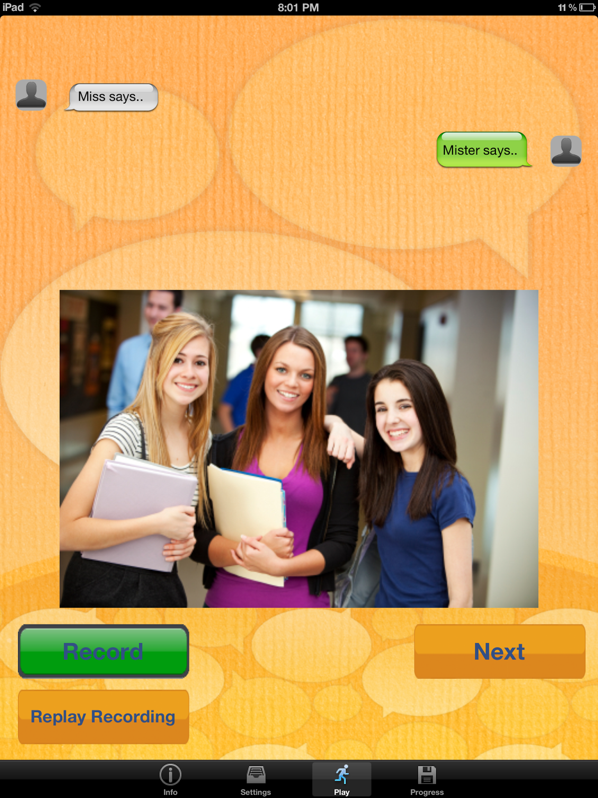 Carrie's Speech Corner: App Review & Giveaway: Conversation Builder Teen