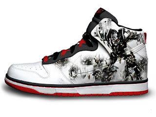 Nike SB Dunk Cartoon Shoes : Nike SB Dunk Transformers High Tops Custom ...
