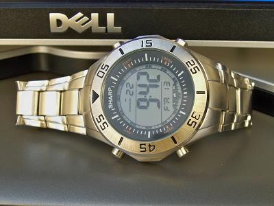 The Watch Dude: A Sharp DIgital Watch with an All Metal Look