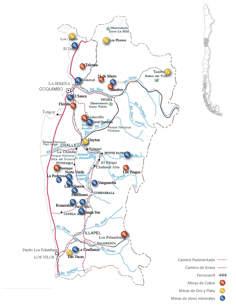Geomineria de Chile: Indicadores de las actividades mineras en Chile