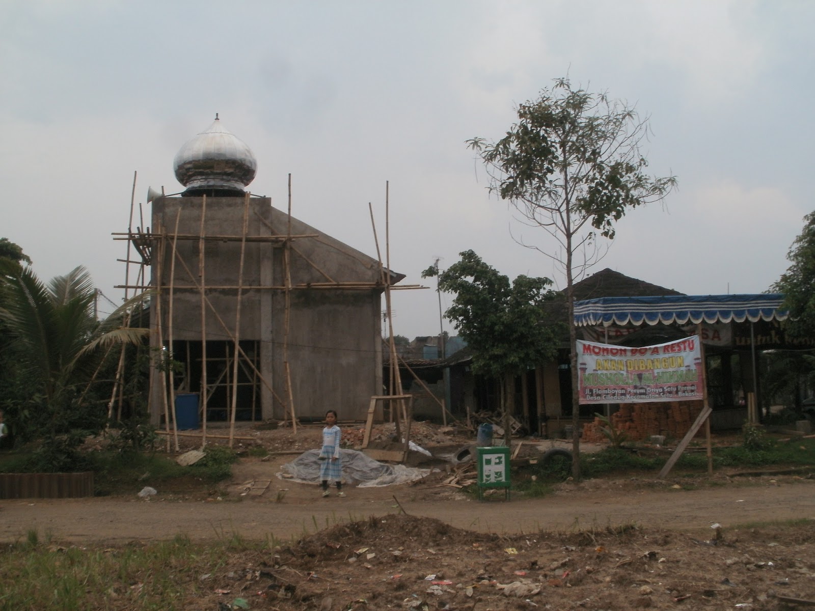 Musholla Alhikmah Griya Setu Permai: Foto Pembangunan