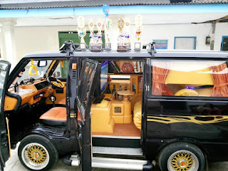 Modifikasi Mobil Hijet 1000, Mobil Tua Unik Se Indonesia 2020