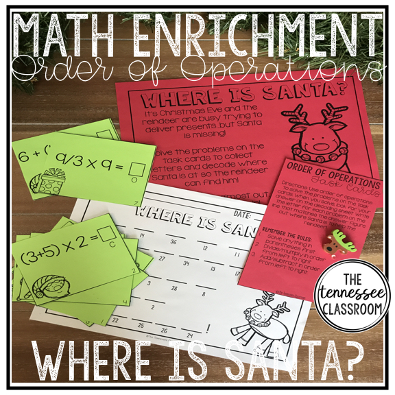 December Classroom Activities!