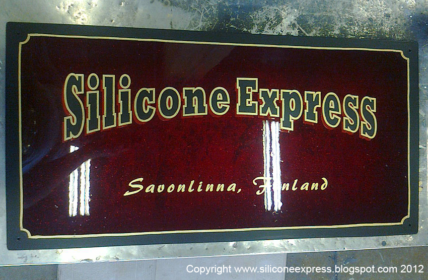 Silicone Express: Custom Painted New Shop Sign!